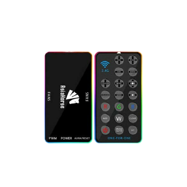 Asia Horse RGB PC Fan Kit 5 Pack - White